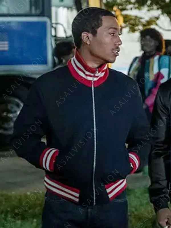 Season 2 Black Mafia Family Big Meech Blue Bomber Jacket