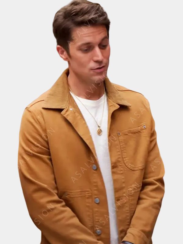 Gabriel Emily in Paris Season 2 Brown Jacket – Asal Vision