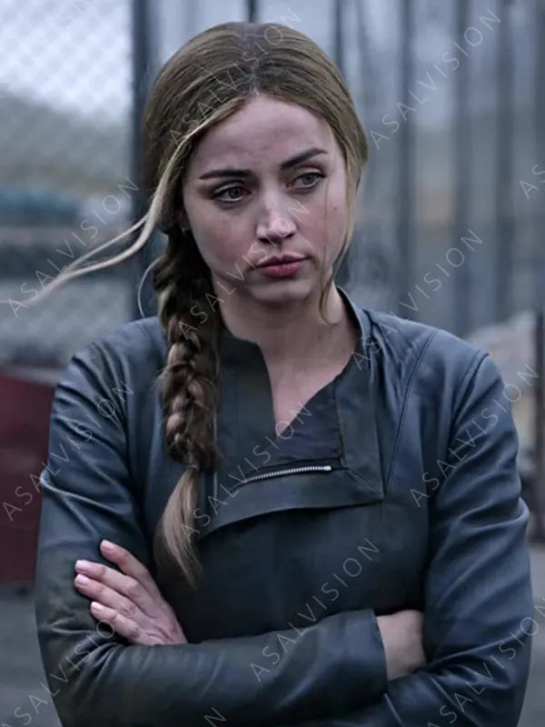 Ghosted 2023 Sadie Rhodes Leather Black Jacket