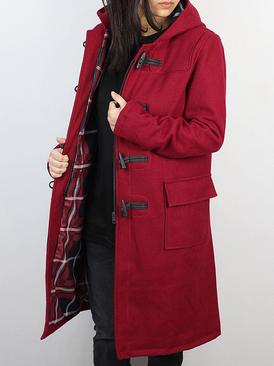 Women's Red Duffle Coat